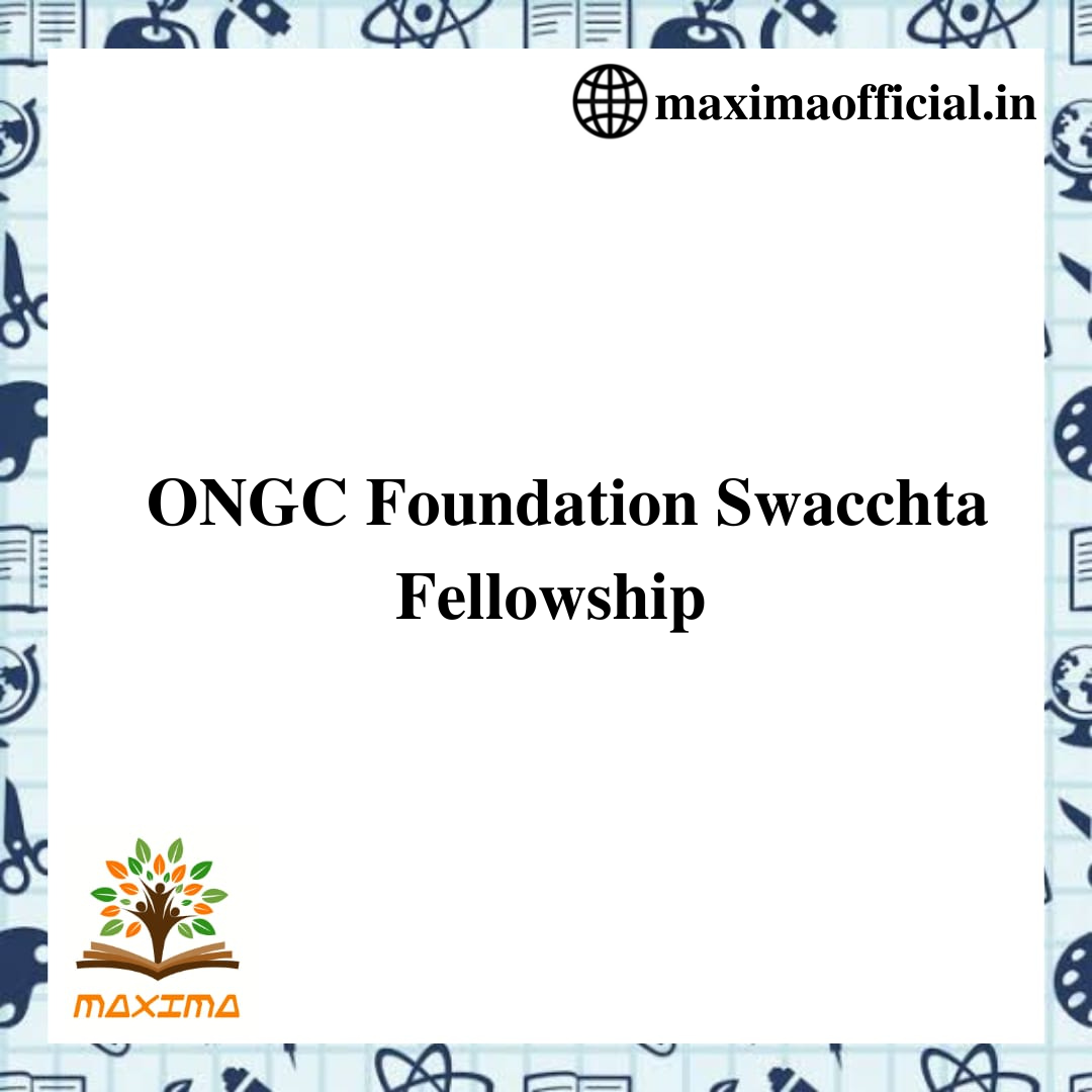 ONGC Foundation Swacchta Fellowship - Maxima Official